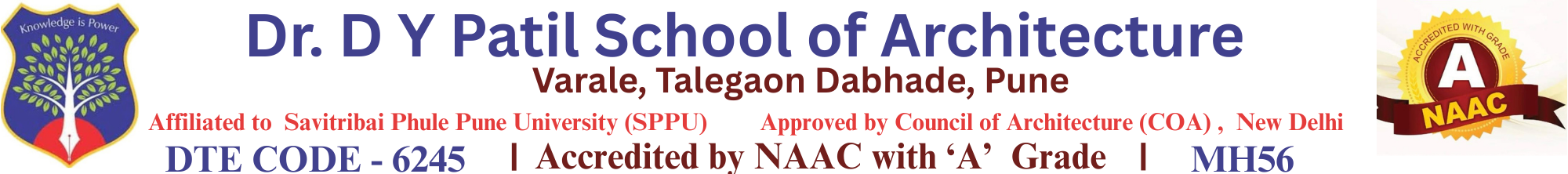 D Y Patil School Of Architecture, Varale(MH-56) AR6245 - DYPSOA